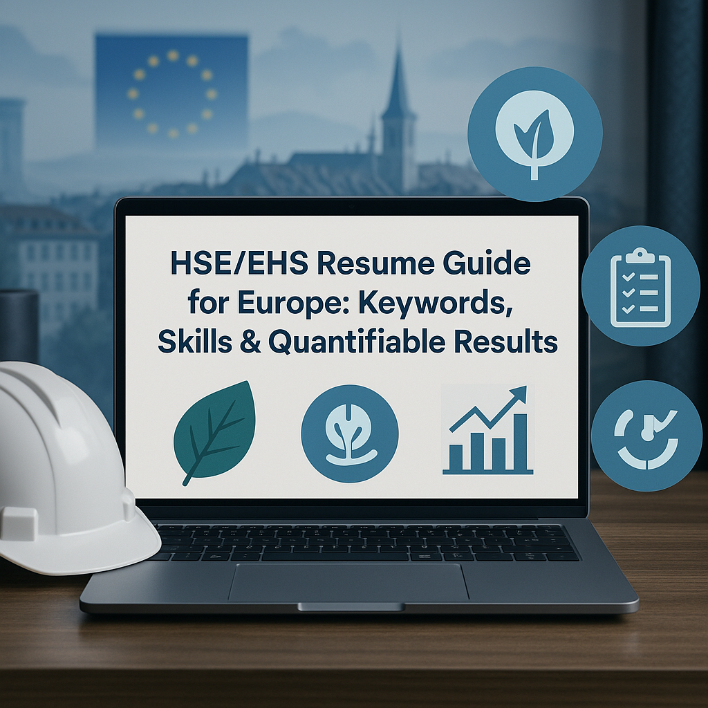 HSE/EHS Resume Guide for Europe: Keywords, Skills & Results