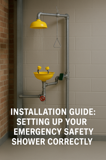 Safety Shower Installation: Guide to Correct Emergency Setup – The Lock Box