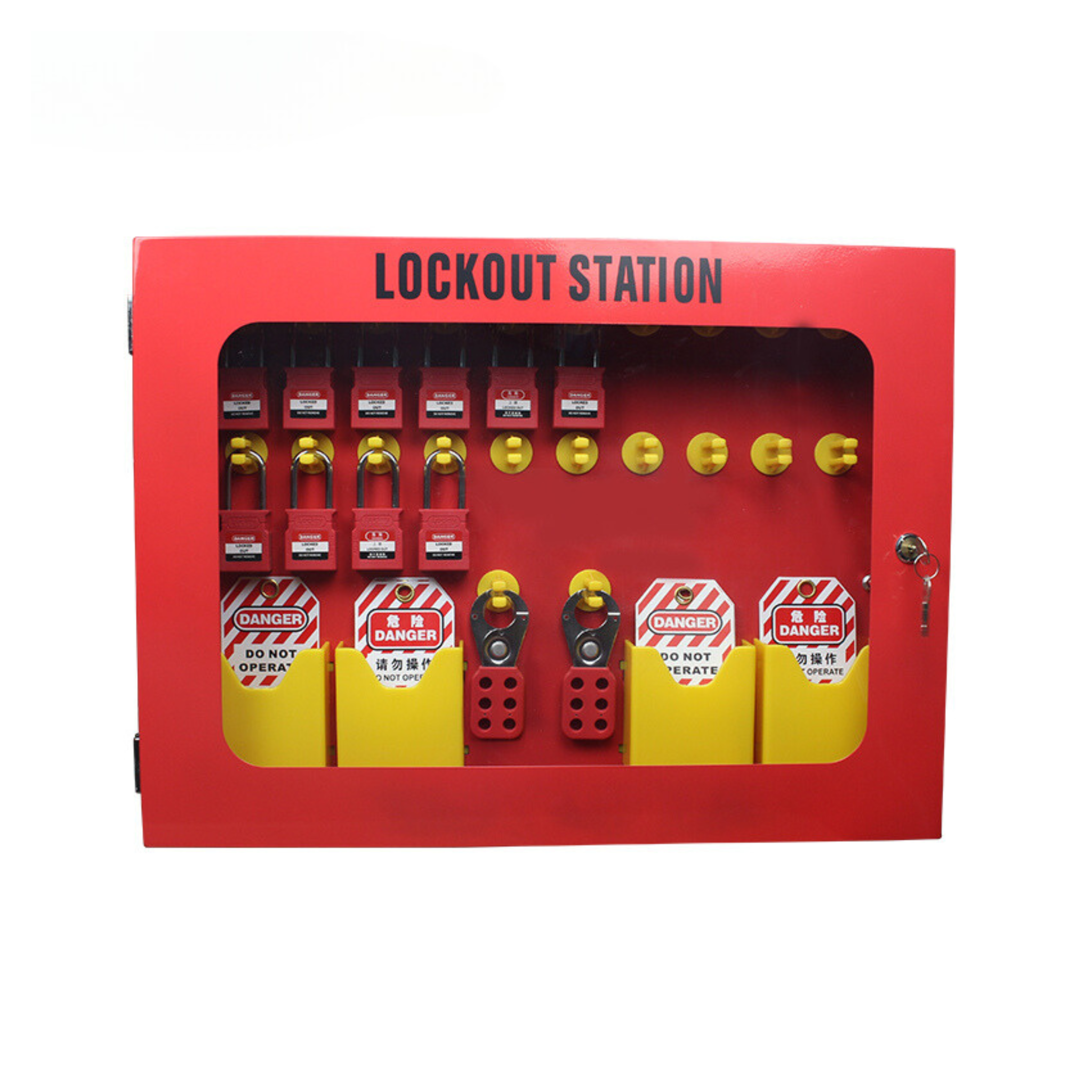 Buy Metal Padlock Lockout Tag Out Station | The Lock Box