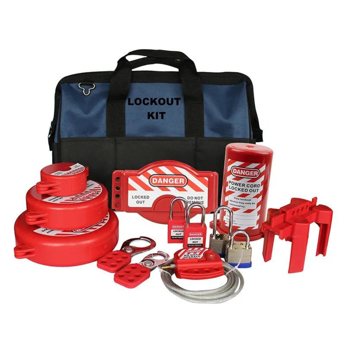Valve & Electrical Lockouts, Padlocks - Lockout Kit | The Lock Box