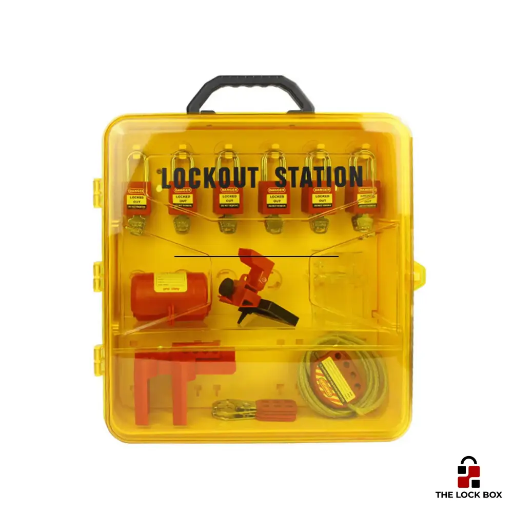 Buy Small Lockout Tag Out Station - Style 4 | The Lock Box